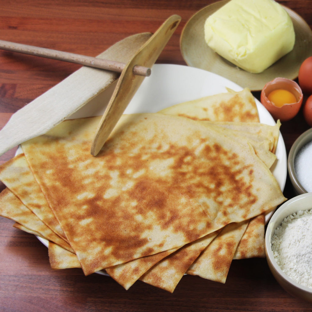 12 crêpes bretonnes au froment - Crêperie Bosser